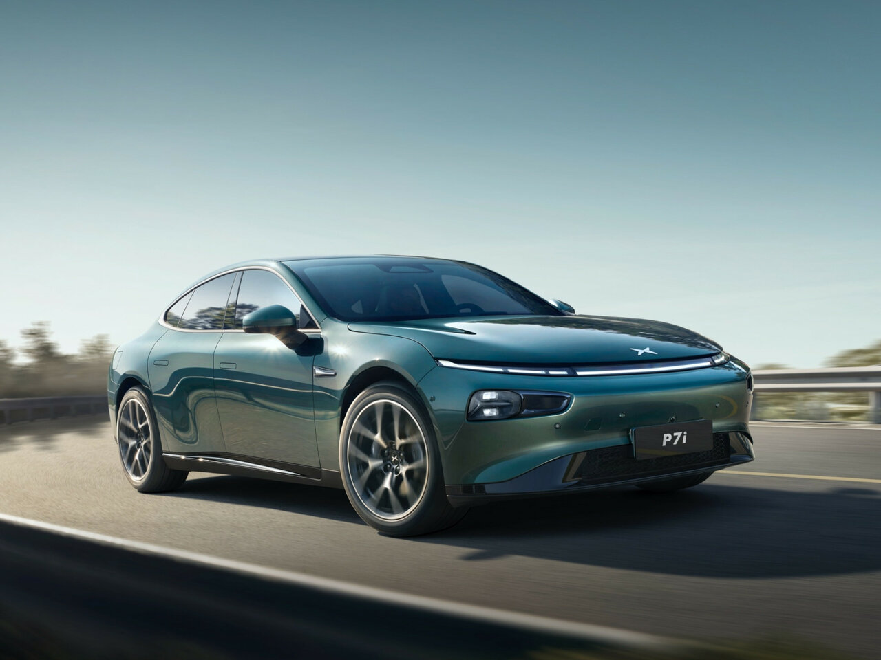 Тюнинг решетки радиатора, реснички на фары, воздухозаборники на Xpeng P7i