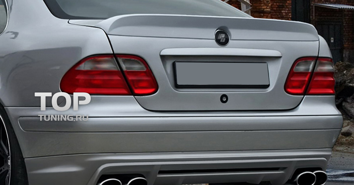 Юбка заднего бампера Prior Design на Mercedes CLK-Class W208