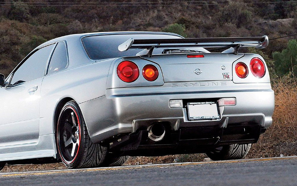 Задний бампер GTR Japan на Nissan Skyline R34